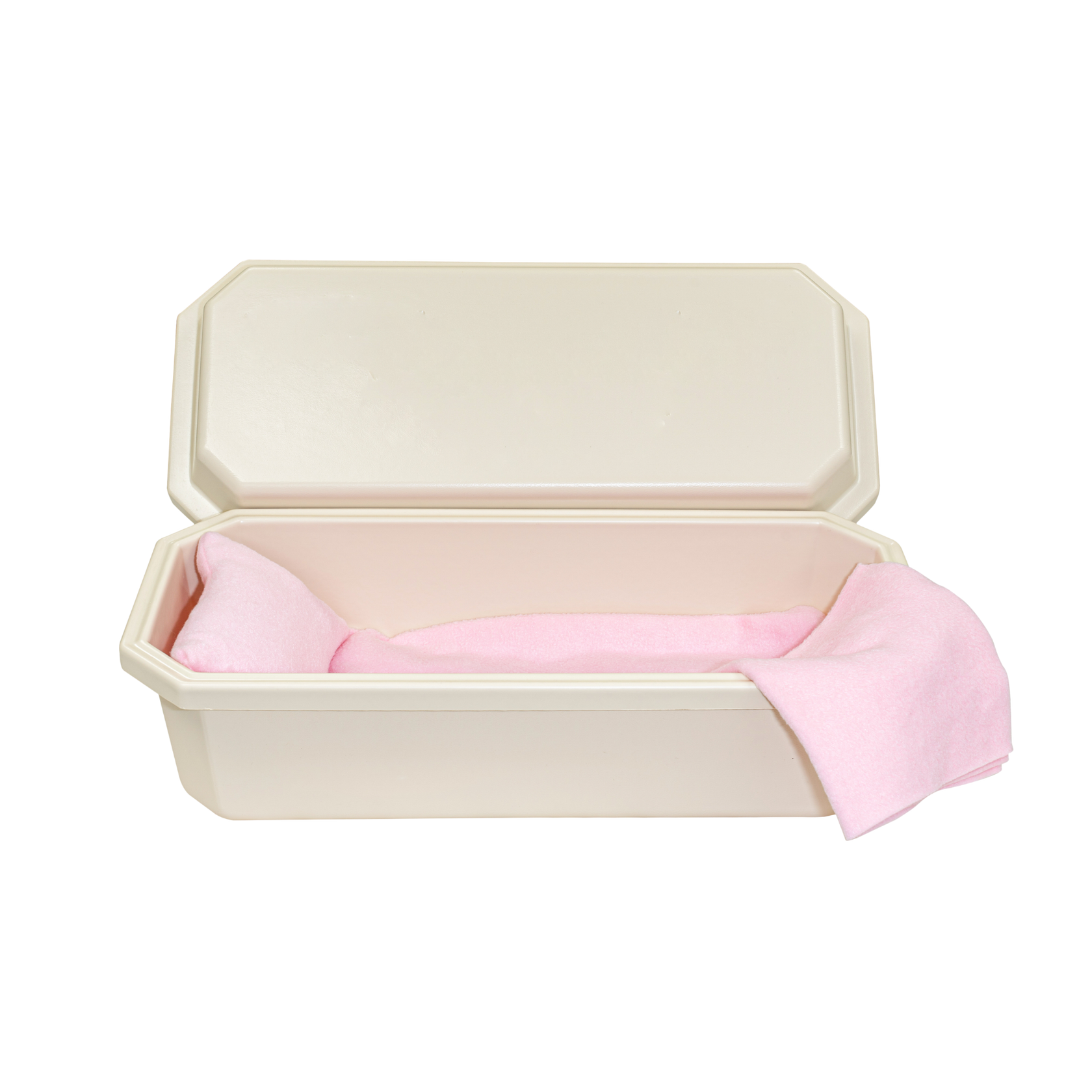 Only $189 - Almond Pet Casket With Pink Interior For Your Pet - Plastic ...